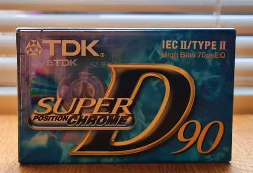 Аудиокассета TDK Super D IEC II Position Chrome