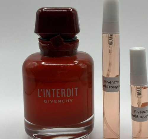 Givenchy linterdit rouge ultime распив