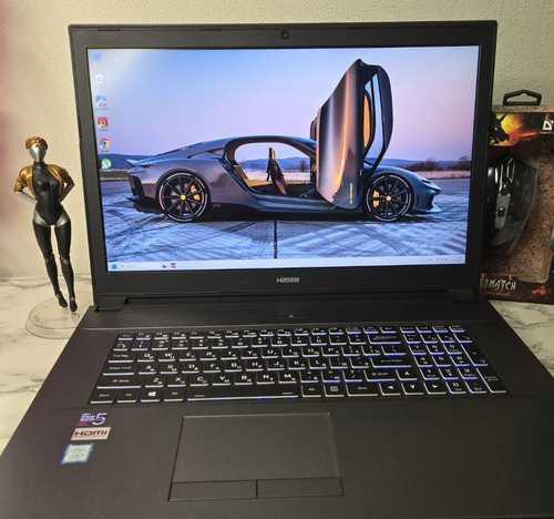 Игровой ноутбук 17.3 Hasee i5 8400 RTX 2060 16GB