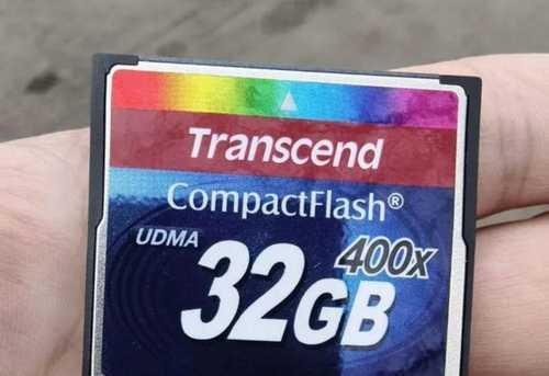 Карта памяти Transcend 32gb cf