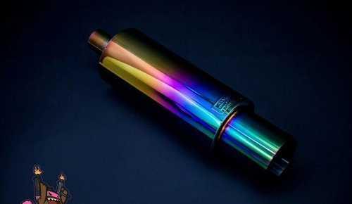 Глушитель HKS Hi-Power Neo Chrome 76mm./ 101mm