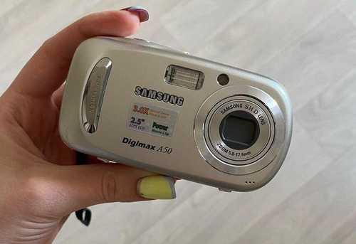 Компактный фотоаппарат samsung digimax A50