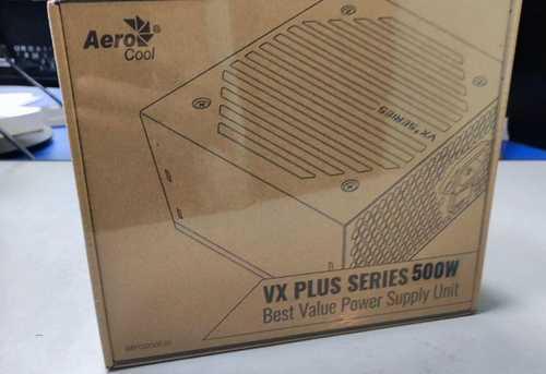 Блок питания 500W AeroCool VX-500 plus (500 Вт, AT