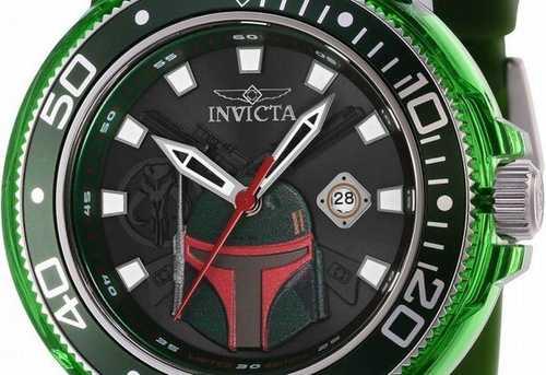 Крупные Зелёные Мужские Часы Invicta Боба Фетт Нов