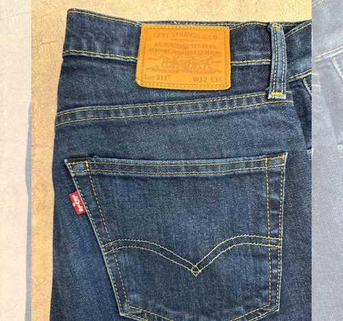 Джинсы мужские levis 511 W32 L36