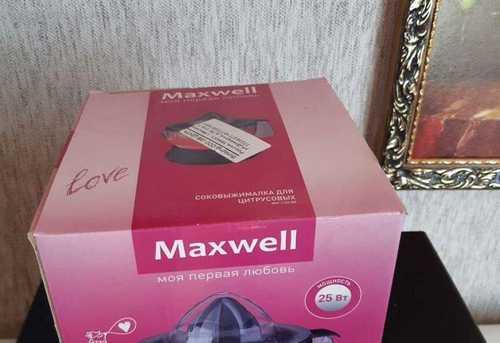 Новая электрическая соковыжималка Maxwell
