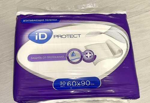 Одноразовые пеленки ID Protect (р-р 90х60), 38 шт