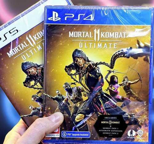 Диск PS4 PS5 Mortal Kombat 11 ultimate, рус