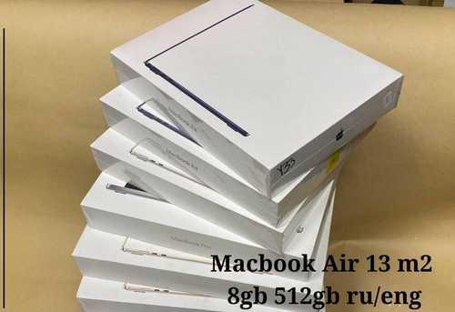 Macbook Air 13 M2 8gb 512gb RUS Ростест