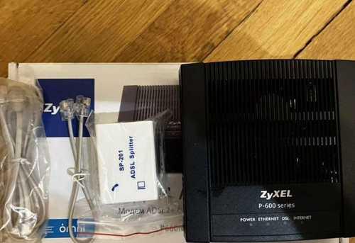 Модем Zyxel P660RT3 EE adsl2+ с портом Ethernet