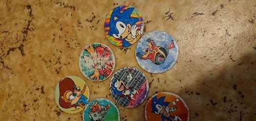 Сотки, фишки, кэпсы, caps. Sonic the hedgehog