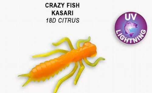 Силиконовые приманки Crazy Fish Kasari 1"