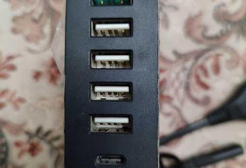 USB charger orico YC-PE05010000H 6-портов 50W