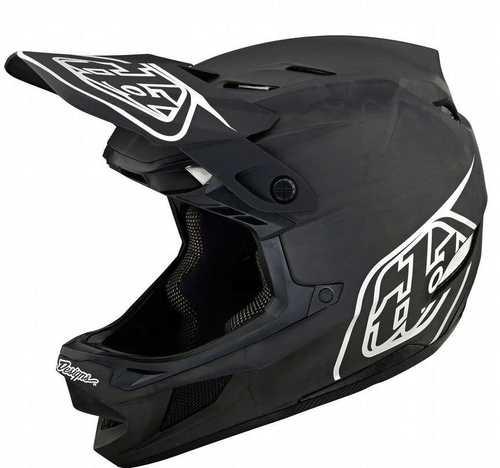 Troy lee D4 Carbon Stealth Black / Silver (Под зак