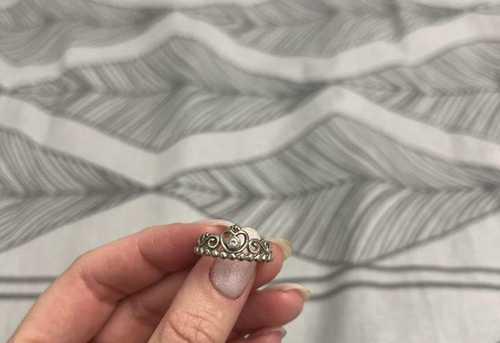 Pandora кольцо серебро