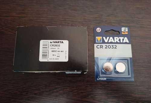 Батарейки Varta CR 2032