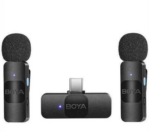 Беспроводная микрофонная система boya BY-V20 USB-C