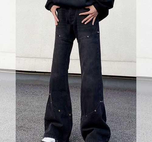 Джинсы Клеш Amiri Jaded Type