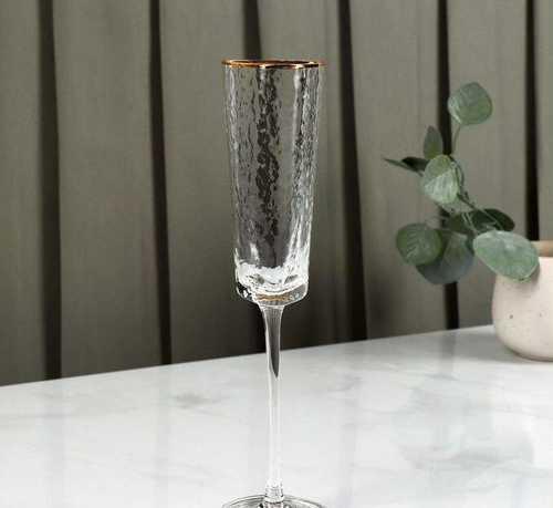 Бокал стеклянный для шампанского Magistro «Жемчуг»