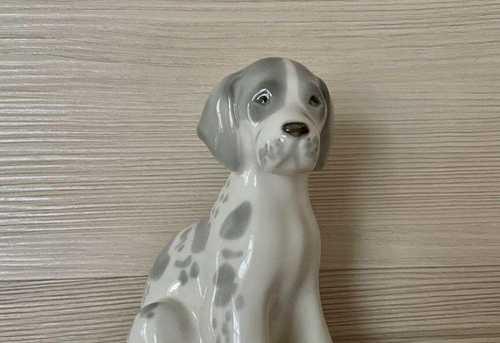 Фарфоровая статуэтка собака (щенок)