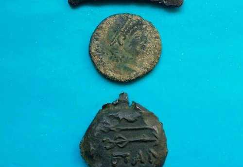 Монеты Ольвии,Рима и Боспорского царства