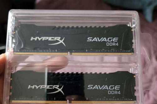 Оперативная память ddr4 16gb kingston HyperX