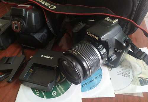 Набор Зеркальный фотоаппарат Canon 500d 18-55 kit