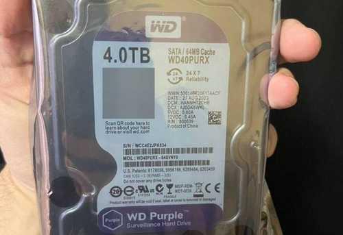 Жесткий диск WD Purple 4TB WD40purx