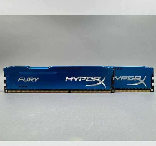 Оперативная память HyperX Fury 8 гб DDR3 1600 мгц