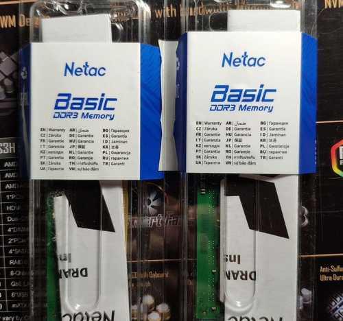 Netac DDR3L 8gb (4+4) 1600 so-dimm