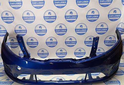 Бампер передний синий Kia Rio 3 2011-2015