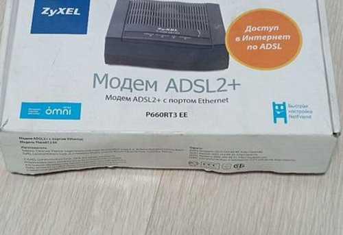 Zyxel Модем аdsl2+с портом Ethernet