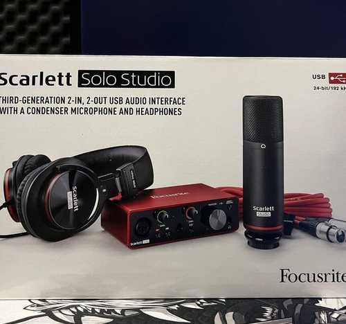 Focusrite scarlett solo studio 3rd gen