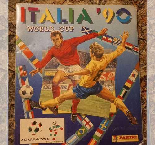 Альбом с наклейками Panini Italia 90 СССР бурда