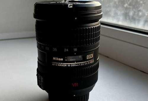 Объектив Nikon AF-S Nikkor 18-200 mm 1:3,5-5,6 G