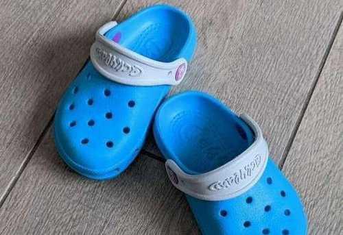 Шлепки состояние новых аналог crocs р. 25