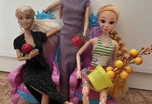 Весь лот Barbie (барби кристен, нэко, пучок, джун)
