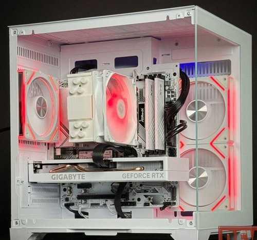 White PC NEW: Ryzen 7 5700X/ RTX 4060/ SSD 1TB