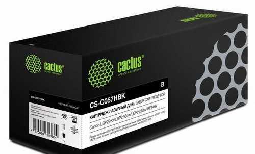 Картридж лазерный Cactus CS-c057hbk 057 H черный