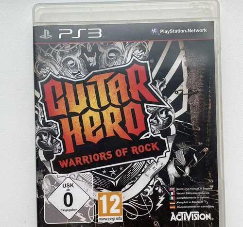 Guitar hero warriors of rock для ps3