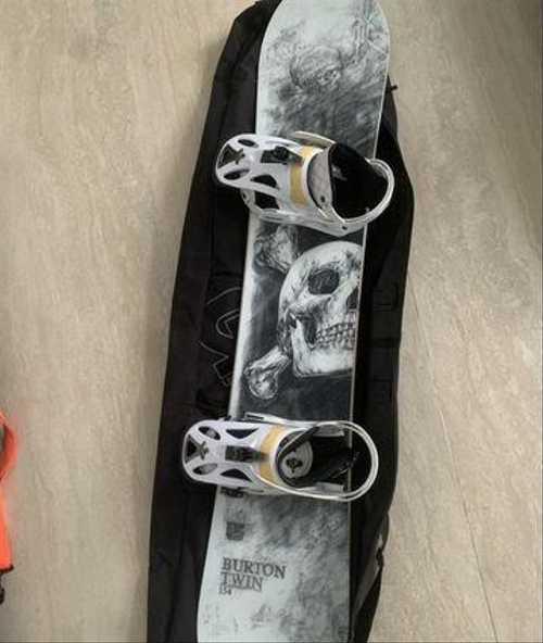 Сноуборд и Крепления Burton 154