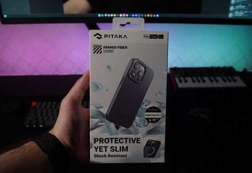 Противоударный чехол Pitaka MagEZ Pro 4 для iPhone