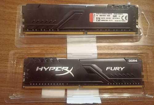Оперативная память Hyper X Fury DDR4 16gb 2666