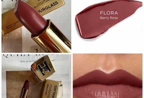 Hourglass Unlocked Satin Crème Lipstick Flora