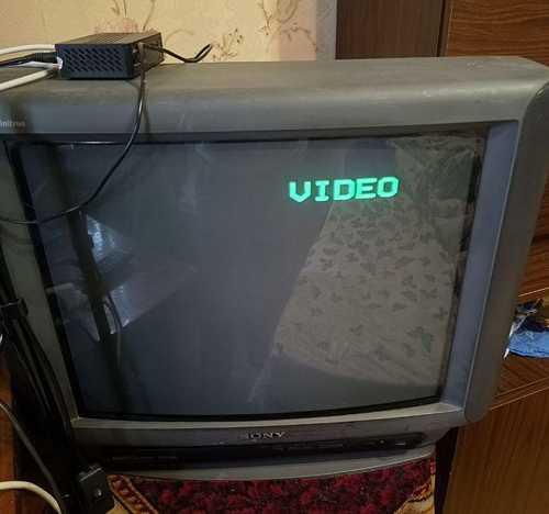 Телевизор старый Sony kv-2167mt