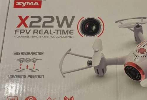 Квадрокоптер x22w syma