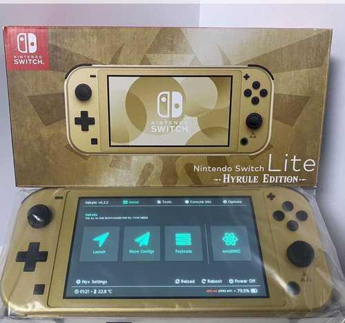 Nintendo switch lite прошитая чип