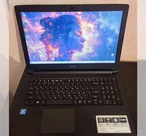 Acer 15.6/Pentium N3710/8GB/SSD 128Gb