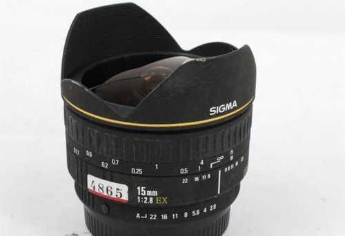 Фишай Sigma AF 15mm f/2.8" для Pentax