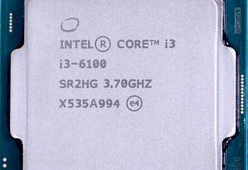 Процессор Intel Core i3-6100 (1151 3,7GHz 2c/4t)